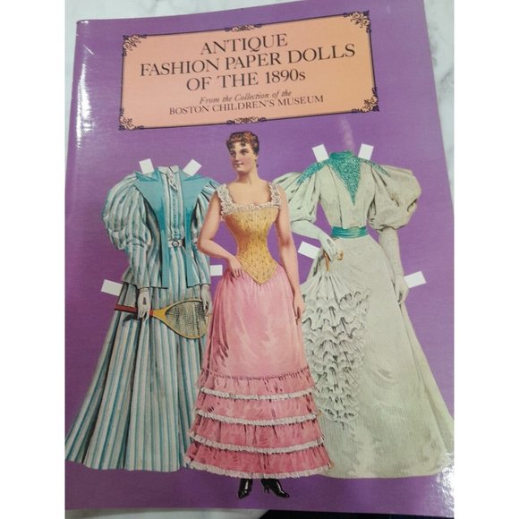 paper dolls | Toys | 984 Antique Fashion Paper Dolls Of The 189s By ...